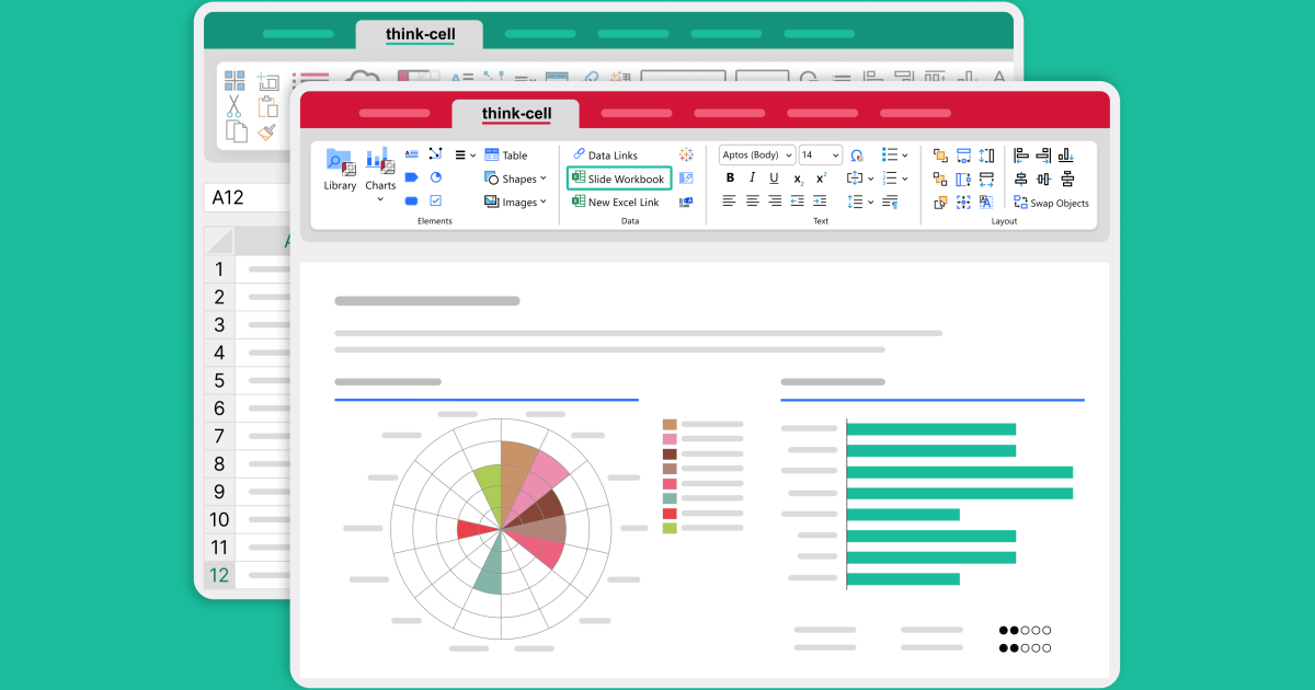 Build data-heavy presentations with slide workbooks | think-cell