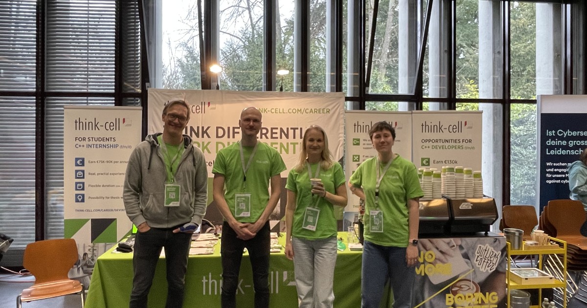 VIS Kontaktparty at ETH Zurich, Switzerland 2025 | think-cell